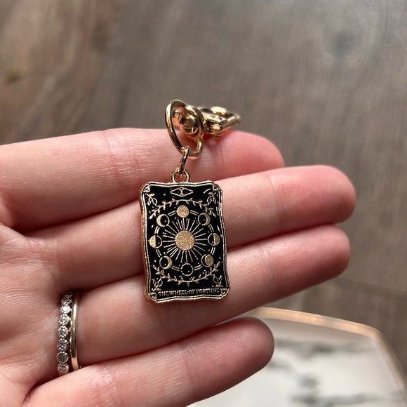 Accessories | Nwot Tarot Card Keychain The Wheel Of Fortune | Poshmark